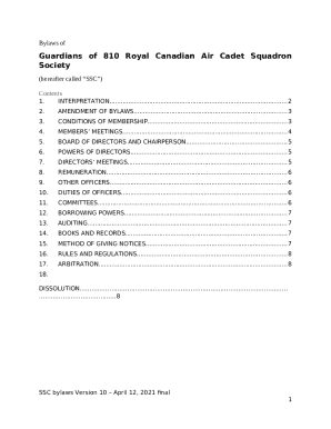 Squadron 810 Grant McConachie Royal Canadian Air Cadets ... Doc Template | pdfFiller
