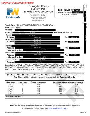 Fillable Online Building Application Form (Duplex).pdf Fax Email Print ...