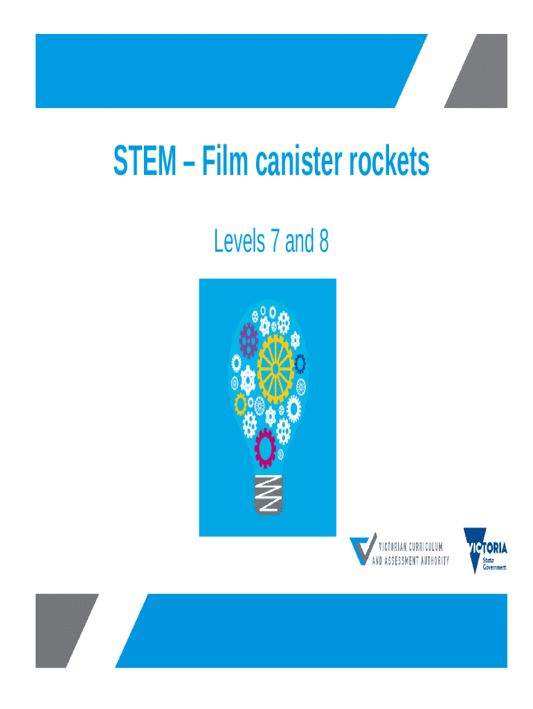 Take and Make STEM: Film Canister Rockets Doc Template | pdfFiller