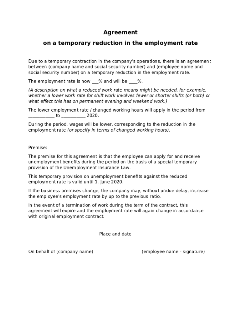 English translation of of employment agreement ... Doc Template | pdfFiller