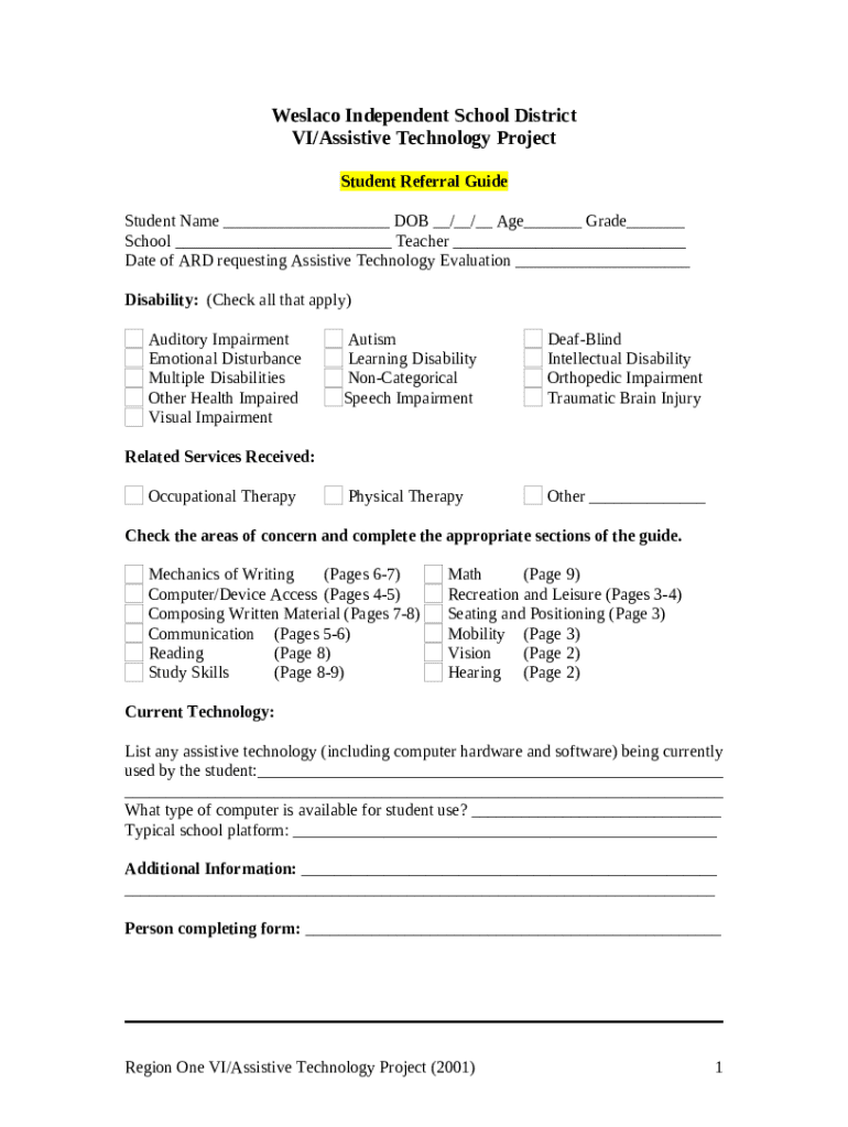INATION FROM CLASSROOM TEACHER Doc Template | pdfFiller