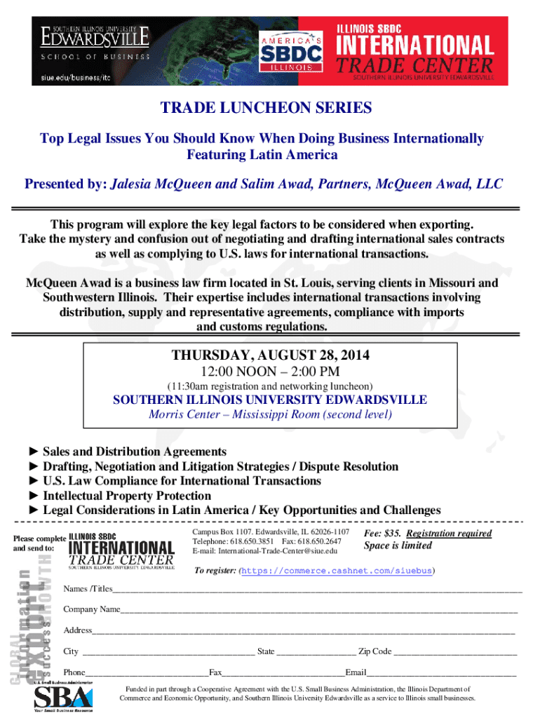 Fillable Online Salim Awad - Attorney and Owner, McQueen Awad LLC Fax ...