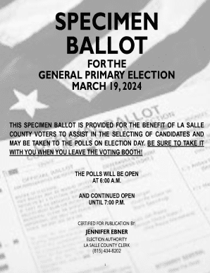 Fillable Online Who's on your ballot? See a sample of what to expect in ...