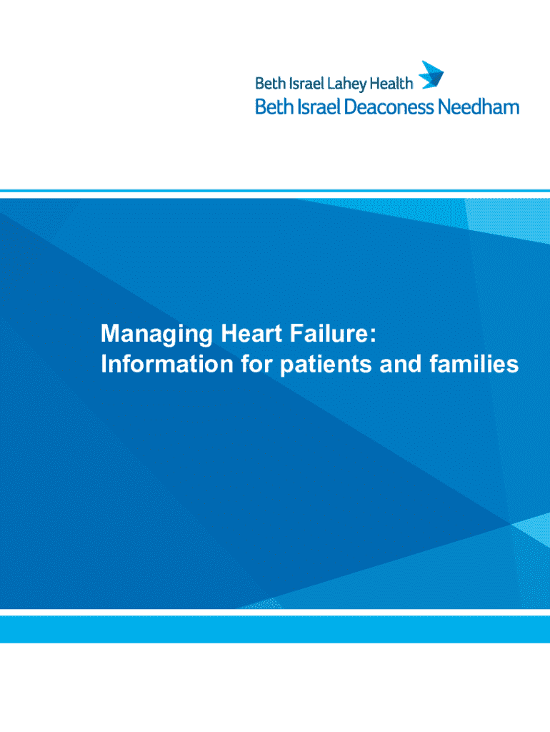 Fillable Online What You Need to Know About Heart Failure Treatment ...
