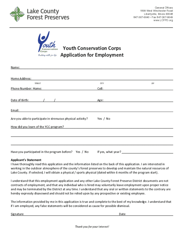 Fillable Online Lake County Forest Preserves - GLMV Chamber of Commerce Fax Email Print - pdfFiller