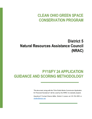 Fillable Online Clean Ohio Conservation (Green Space) Program Fax Email ...