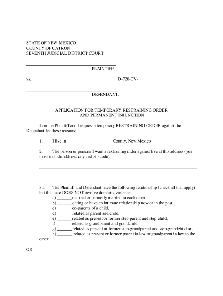 Fillable Online state of new mexico's motion for preliminary injunction Fax Email Print - pdfFiller