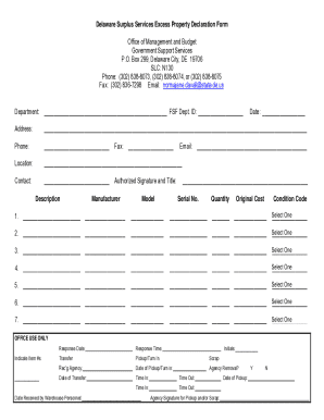Fillable Online Surplus Property Transfer Form - Oklahoma.gov Fax Email ...