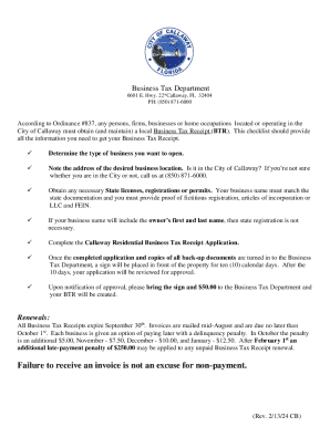 Fillable Online TAXATION ARTICLE II. - LOCAL BUSINESS TAX ACT Fax Email ...