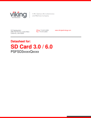 Fillable Online Storage & Memory Solutions From Viking Technology Fax Email Print - pdfFiller