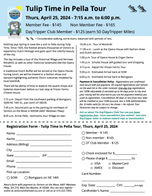 Fillable Online 4.25.24 Pella Tulip Time Reg Form Fax Email Print ...