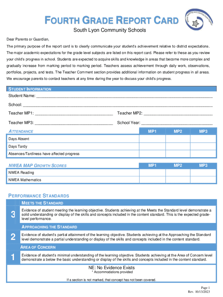 Fillable Online Comment Framework Progress Reports and Report Cards Fax Email Print - pdfFiller