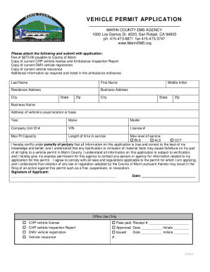 Fillable Online ems marinhhs Marin Emergency Medical Services - Marin ...