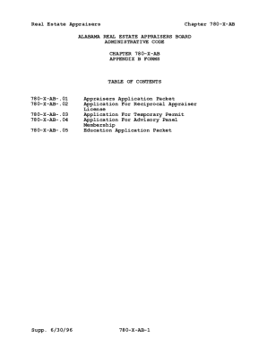 Fillable Online Chapter 780-X-AB Appendix B Forms Fax Email Print ...