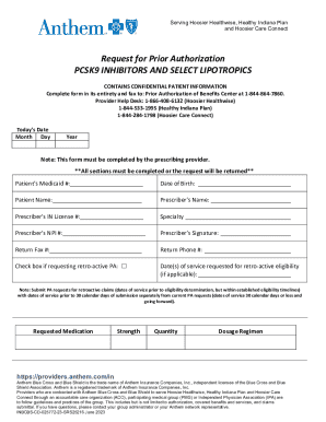 Fillable Online Request for Prior Authorization PCSK9 INHIBITORS AND SELECT ... Fax Email Print ...