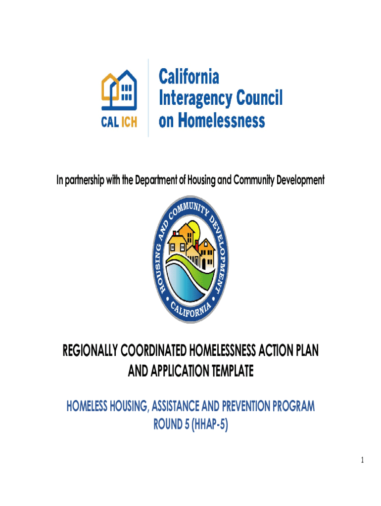 Fillable Online Regionally Coordinated Homelessness Action Plan and ...