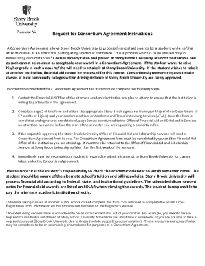 Fillable Online Fillable Online A Consortium Agreement allows Stony ...