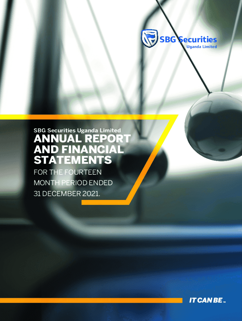 Fillable Online Standard Bank : SBG 2021 Annual Financial Statements ...