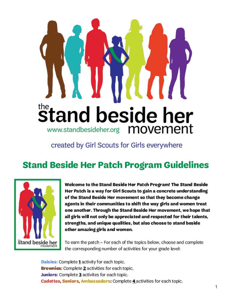 Fillable Online Girl Scouts Patch ProgramGal's Guide Fax Email Print ...