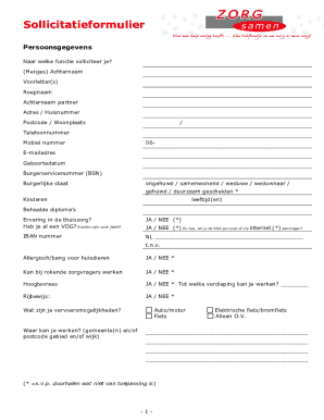 Invulbaar Online Ervaring in de thuiszorg Faxnummer Email Afdrukken ...