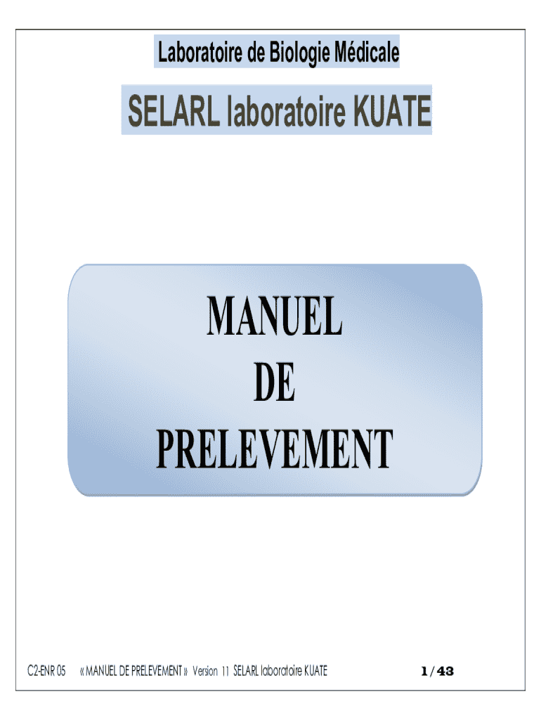 Remplissable En Ligne BIO-VSM-LAB - Bienvenue sur notre Manuel de ...