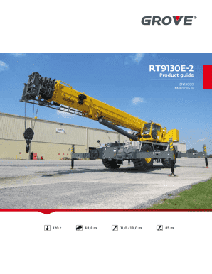 Completable En línea Grove RT9130E-2 Load Chart and Specifications Fax ...