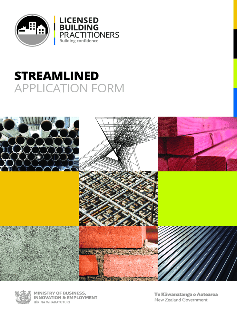 Fillable Online Submission form: Licensed Building Practitioners scheme ...