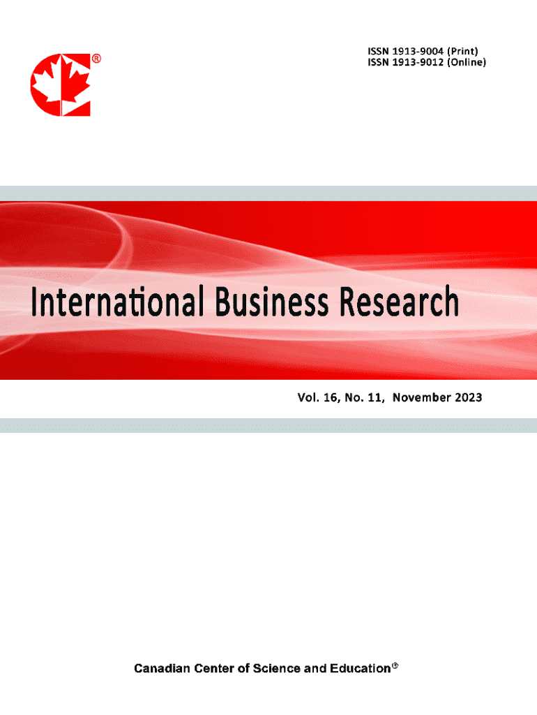 Fillable Online Journal of Global Business Insights - Digital ...