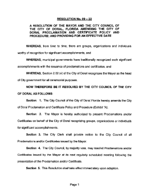 Fillable Online PROCLAMATION AND CERTIFICATE Fax Email Print - pdfFiller