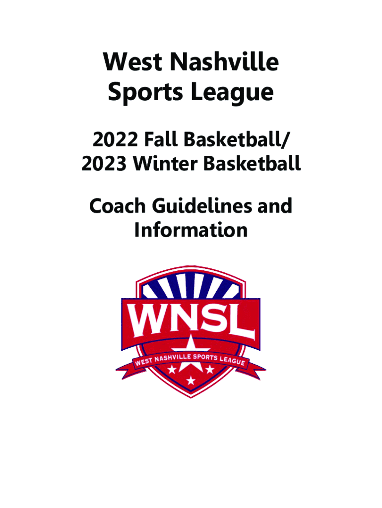 Fillable Online WNSL Basketball Tournaments Fax Email Print - pdfFiller