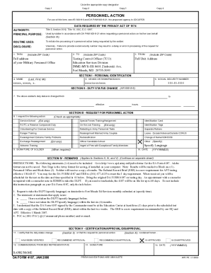 Fillable Online Da form 4187: Fill out & sign online Fax Email Print ...