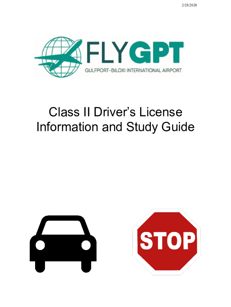 Fillable Online Class II Drivers License Fax Email Print - pdfFiller
