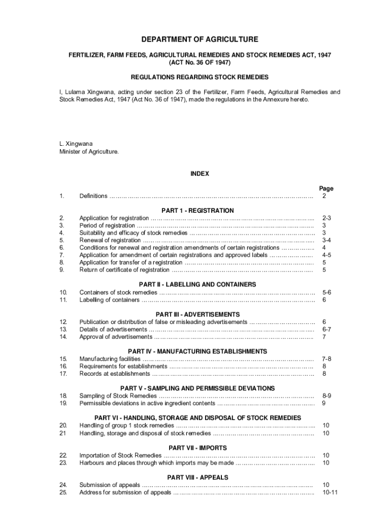 Fillable Online Regulations: Registration of fertilizers, farm feeds ...