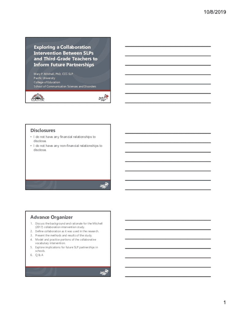 Fillable Online Exploring a Collaboration Fax Email Print - pdfFiller