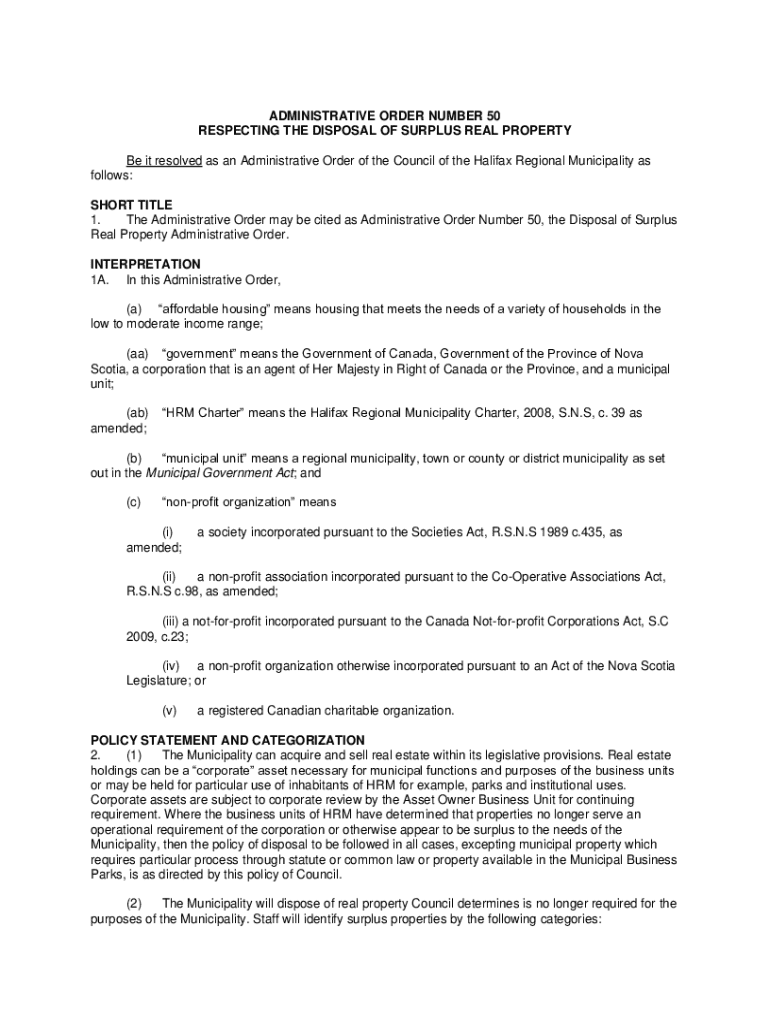 Fillable Online Fillable Online Administrative Order 50, Respecting the ...