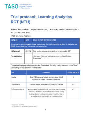 Fillable Online Trial protocol: Learning Analytics RCT (NTU) Fax Email ...
