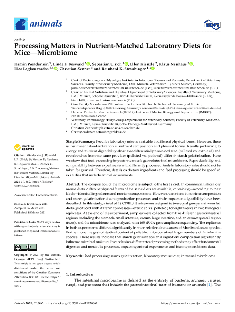 Fillable Online Processing Matters in Nutrient-Matched Laboratory Diets ...