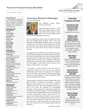 Fillable Online Executive Director's Message We don't heal in isolation, ... Fax Email Print ...