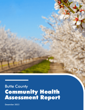 Fillable Online Butte County - Community Health Assessment Report Fax ...