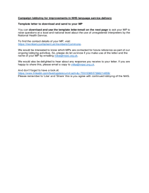 Fillable Online Fillable Online Template letter to download and send to ...