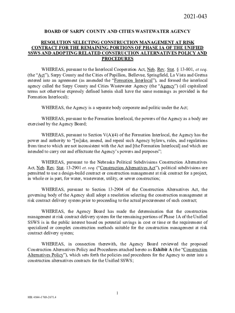 Fillable Online What is Construction Manager at Risk (CMAR ...