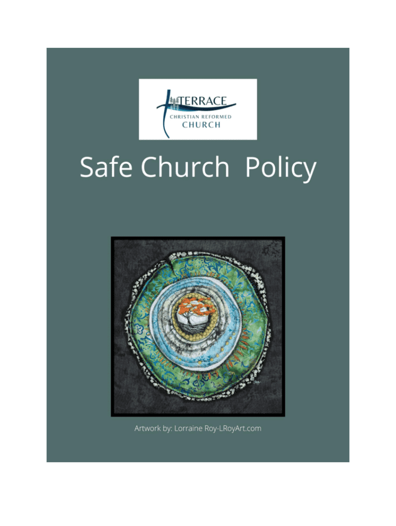 Fillable Online Safe Church Ministry - Ebenezer Christian Reformed ...