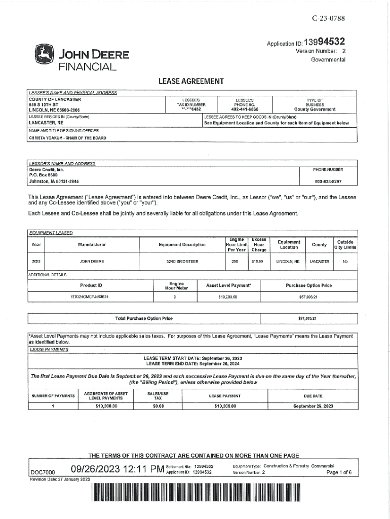 Fillable Online Lease Agreement as ofthe 5 Fax Email Print - pdfFiller