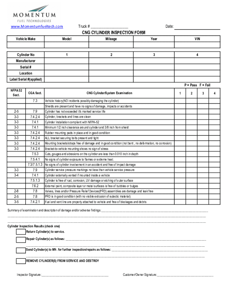 Fillable Online CNG Fuel System Inspection Labels Fax Email Print ...