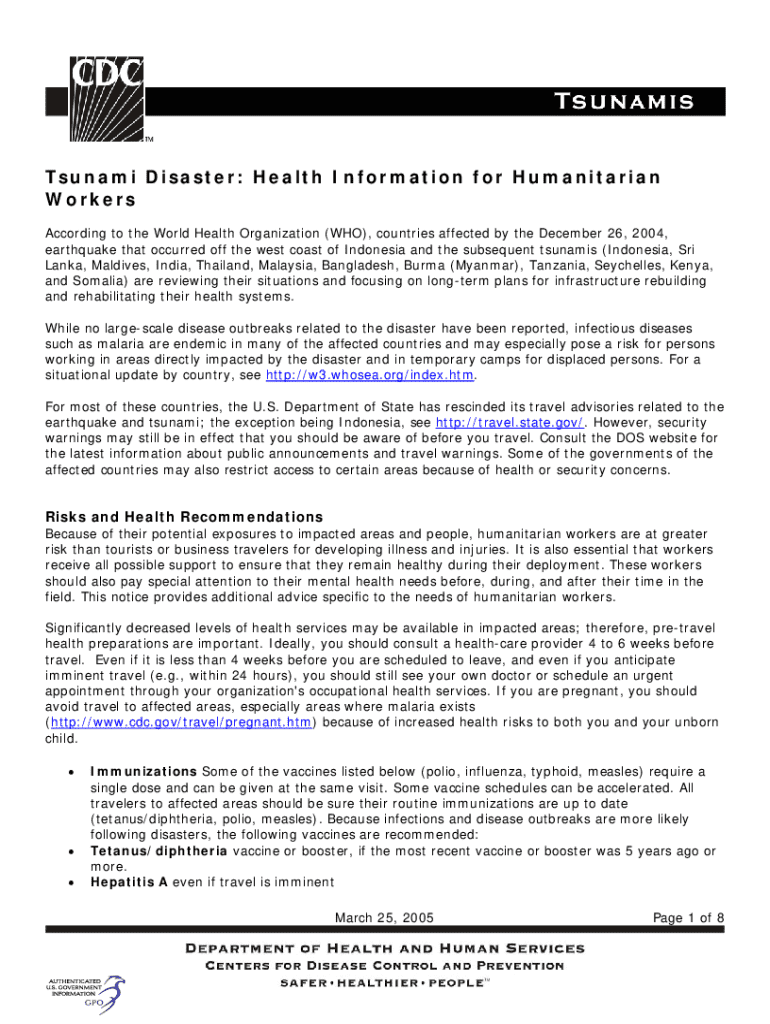 Fillable Online After the Tsunami: Human Rights of Vulnerable ...