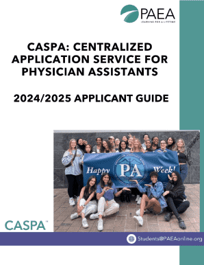 Fillable Online CASPA Application Cycle Dates - Liaison International ...