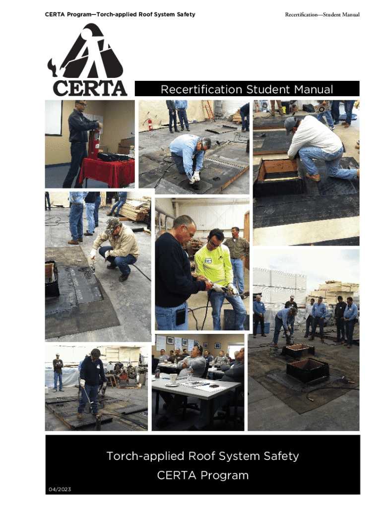 Fillable Online Torch-applied Roof System Safety CERTA Program Fax ...