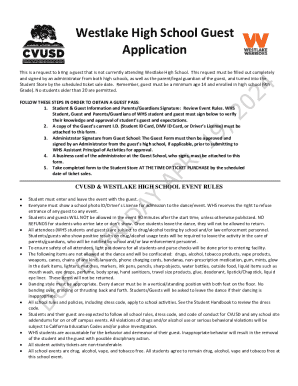Fillable Online Visiting Guest Request Form Fax Email Print - pdfFiller