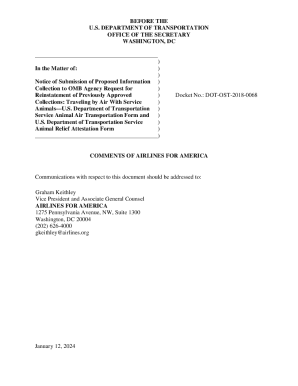 Fillable Online Notice of Submission of Proposed Information Collection ...