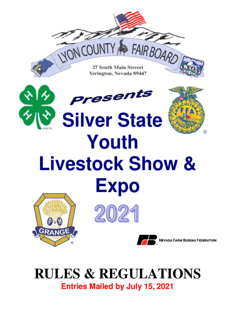 Fillable Online Livestock Rules & Guidelines Fax Email Print - pdfFiller